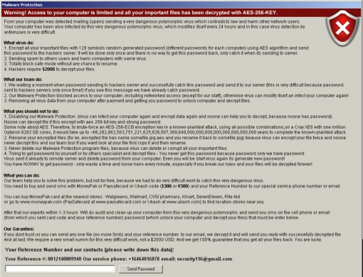Ransomware Screenshot Collection - 47 Screenshots Examples