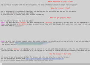 Ransomware Screenshot Collection - 47 Screenshots Examples