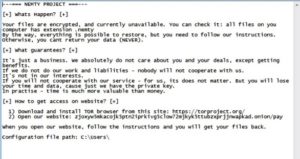Ransomware Screenshot Collection - 47 Screenshots Examples
