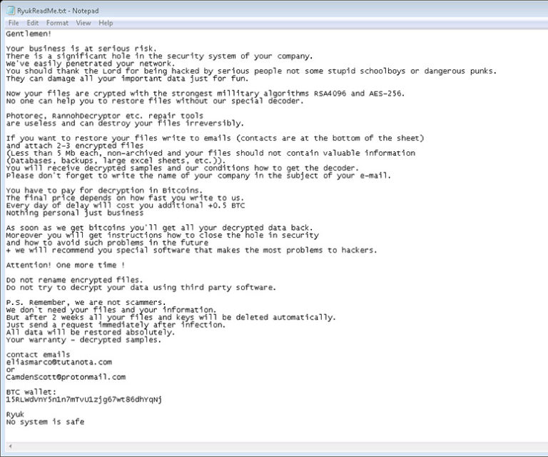 Ransomware Screenshot Collection - 47 Screenshots Examples
